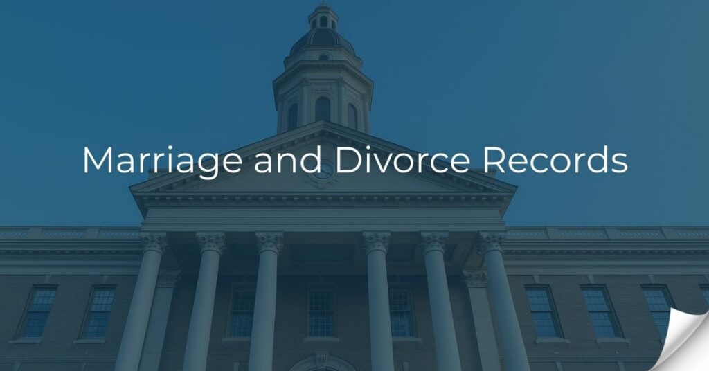 Marriage and Divorce Records - Vanderburgh County Court